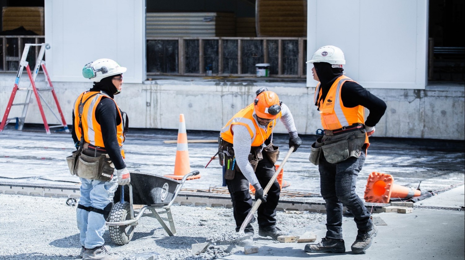 Concrete Slab Commercial Construction, Chonny Crescent, Auckland ...